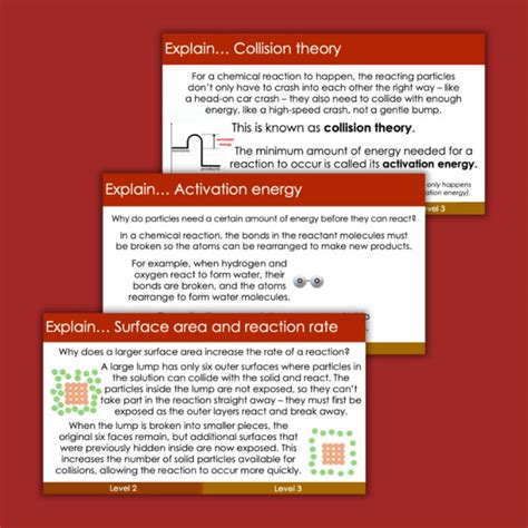 Collision Theory By Cmgs Science Lessons Tpt