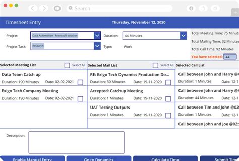 Exigo Tech Ph Timesheet Automation Powerapp Solutions