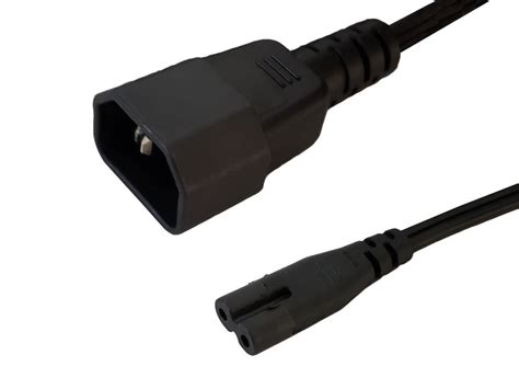 Iec C14 To Iec C7 Power Cable 18awg 7a 125v Spt 2