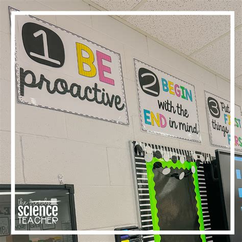 Ideas For Decorating Your Science Classroom ⋆ The Trendy Science Teacher
