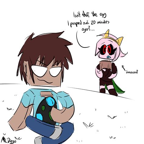 Rule 34 Cha Ashdiary Chilling Creepypasta Egg Herobrine Innocent