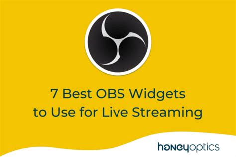 Best OBS Widgets To Use For Live Streaming HoneyOptics