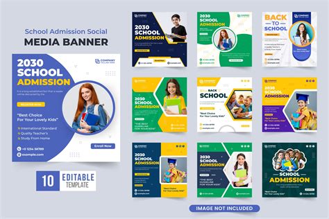 School Registration Advertisement Creative Market