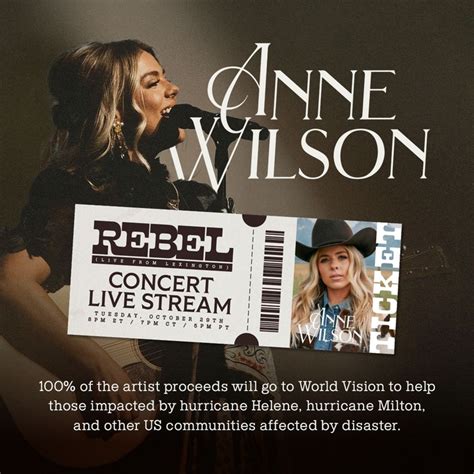 Anne Wilson Concerts And Live Tour Dates 2025 2026 Tickets Bandsintown