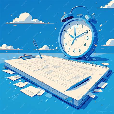 Class Schedule Poster Premium Ai Generated Vector