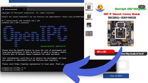 Openipc Digital Fpv Installation On Ssc30kq Camera Mc L12bima50l12