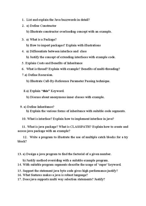 Java Important Questions And Concepts For Cs101 Final Exam Studocu