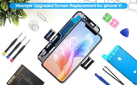 Hoonyer Remplacement De Lécran De Liphone 11 Kits De Réparation D