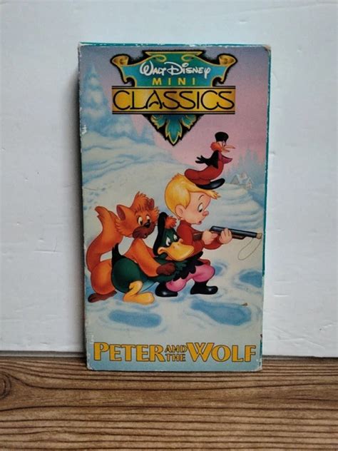 Peter And The Wolf Vhs Walt Disney Mini Classics Vintage Eur 1105