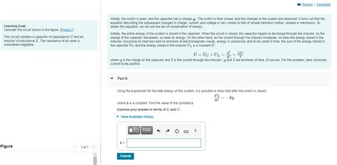 Learning Goal Consider The Circuit Shown In The Chegg
