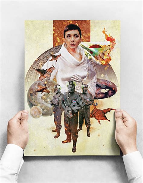 Blakes 7 Servalan Tribute Poster Jacqueline Pearce Etsy