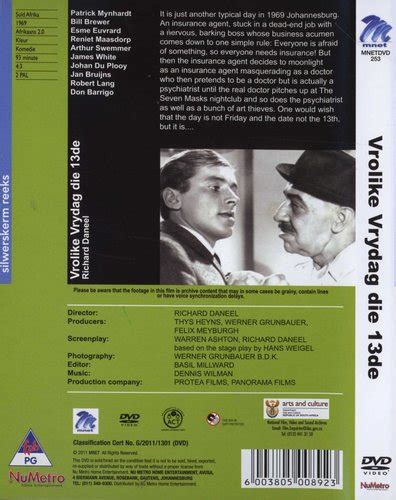 Vrolike Vrydag Die 13de Afrikaans Dvd Dvd Buy Online In South