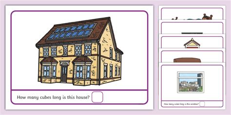 👉 Measuring With Cubes Home Themed Activity Mat Twinkl