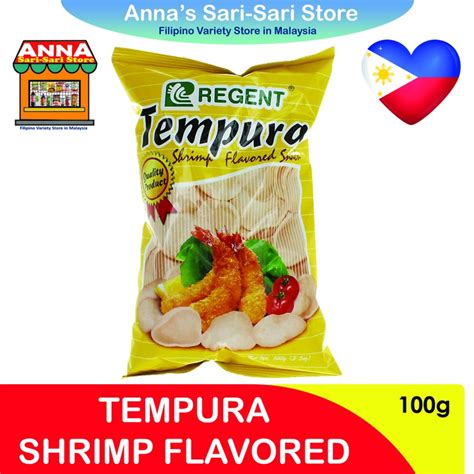 Regent Assorted Tempura Labzter Chicken Teriyaki Flavored Snacks 100 Grams Shopee Philippines