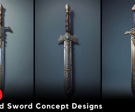 Artstation 300 Stylized Sword Concept Designs 4k Artworks