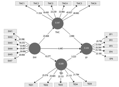 Structural Model Analysis According To Hair Hollingsworth