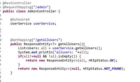 Java Why My Api Given Forbidden Error To Admin Role User Stack Overflow