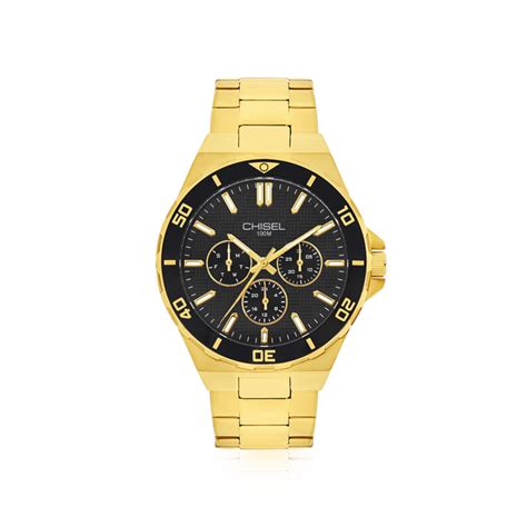 Chisel Mens Watch In Gold Prouds