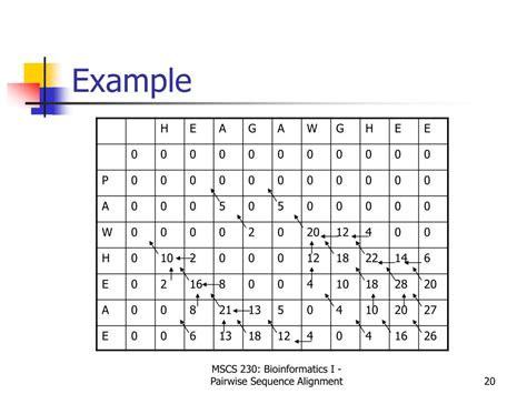 PPT Algorithms For Pairwise Sequence Alignment PowerPoint Presentation ID