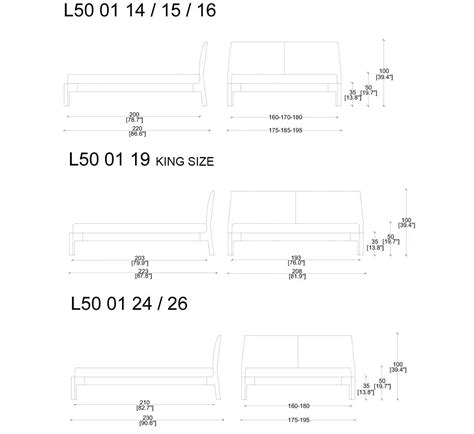 Cassina L50 Cab Night Bed With Headboard Mohd Shop