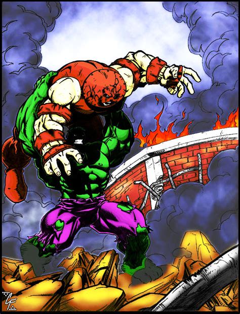 Hulk Vs Juggernaut By Apocalypsethen On Deviantart