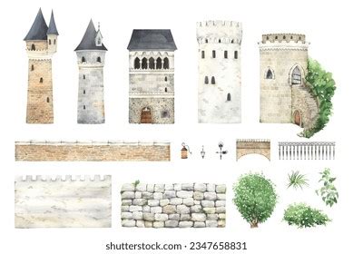 Castle Wall Drawing