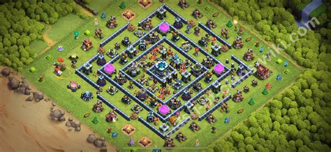 Farming Base Th13 With Link Hybrid Clash Of Clans 2026 Town Hall Level 13 Base Copy 3150