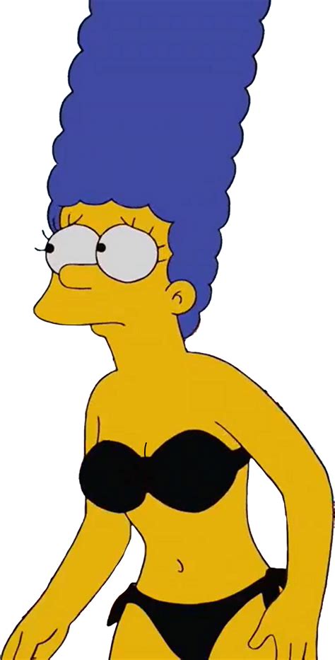 Marge Simpson In Her Black Bikini Vector 10 By Mrtoonlover83 On Deviantart