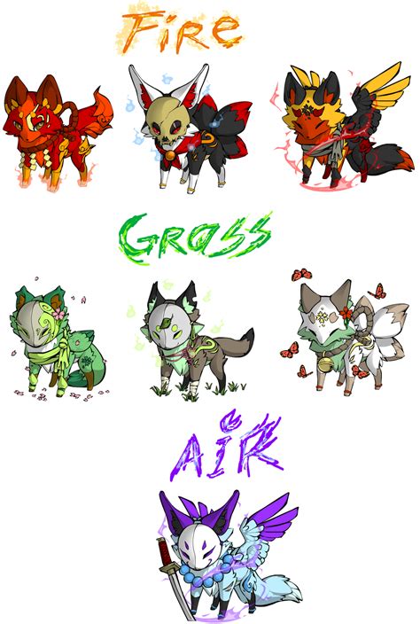 Elemental Fox Adopts Closed By Kyubeygirl On Deviantart