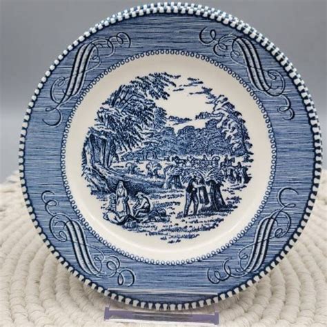 Currier And Ives Dishes Etsy