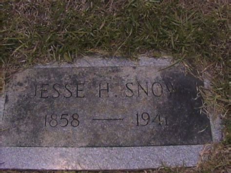 Jesse Holcomb Snow 1858 1941 Find A Grave äreminne