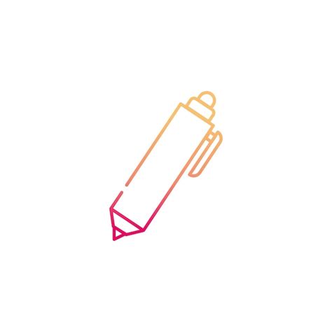 Pen Icon Premium Vector