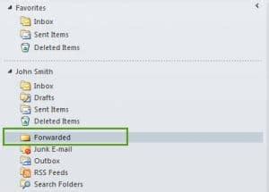 How To Auto Move An Email To A Specific Folder After You Forward It In Outlook