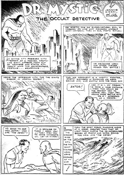 Supermans Creators Introduced A Wild Hero Before The Man Of Steel