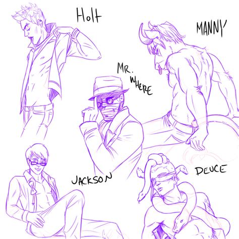 Rule 34 5boys Artist Request Blindfold Deuce Gorgon Gay Glasses Holt