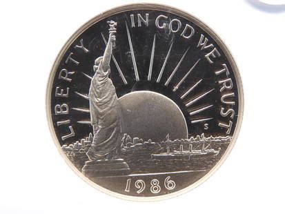 1986 S Statue Of Liberty Commemorative Proof Half