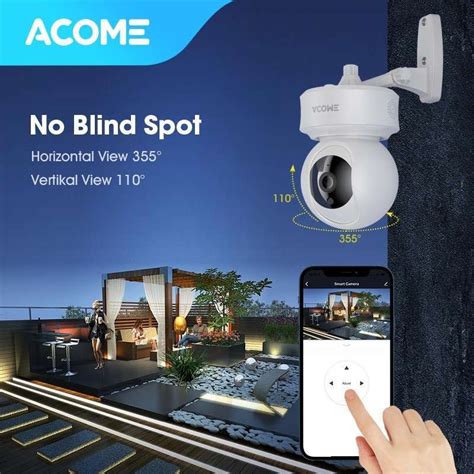 Promo Acome Smart Ip Camera Cctv Wifi Fhd 1080p 360 Smart Cam Indoor