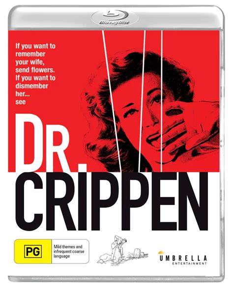 Dr Crippen 1963 Blu Ray With Slipcover Umbrella Region Free The Atomic Movie Store