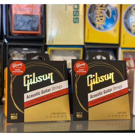 Gibson® Acoustic Guitar String Sag Cpb11 สายกีตาร์โปร่ง เบอร์ 11