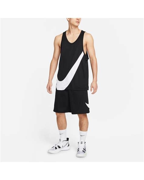 Nike Logo Performance Swoosh Short In Black For Men Lyst Uk