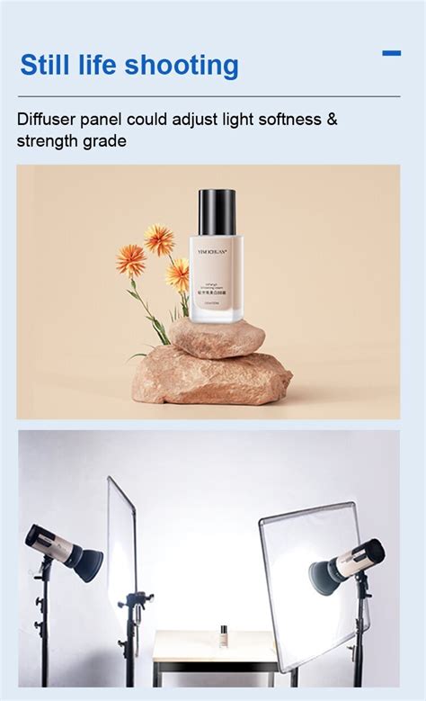 Nicefoto Diffuser Layer Flag Kit With Frame And Diffuser Material 75cm X 90cm Photo Light Diffuser