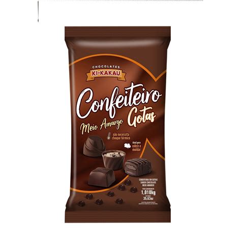 Gotas Chocolate Confeiteiro Meio Amargo 1010kg Shopee Brasil