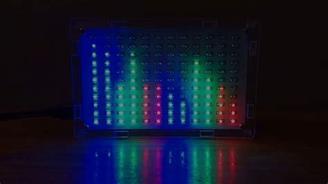 Diy Kit Led Audio Spectrum Analyzer Demo Youtube
