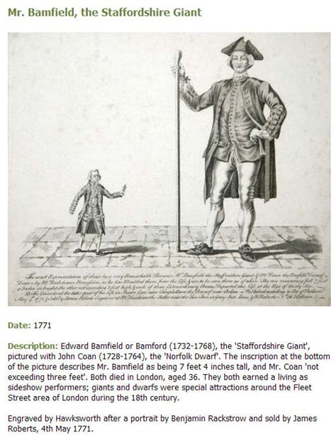 Edward Bamfield The Staffordshire Giant