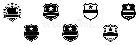 Police Badge Shapes Stock Illustrations 273 Police Badge Shapes Stock