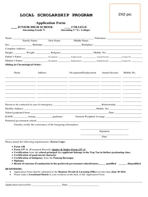 Fillable Online Incoming Grade 7 Fax Email Print Pdffiller