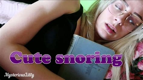 Cute Snoring By Mysterious Lilly Wmv Sd Mysterious Lilly Clips4sale