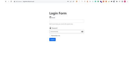 Hide Show Input Field As Text Using Password Eye Icon In Login Form