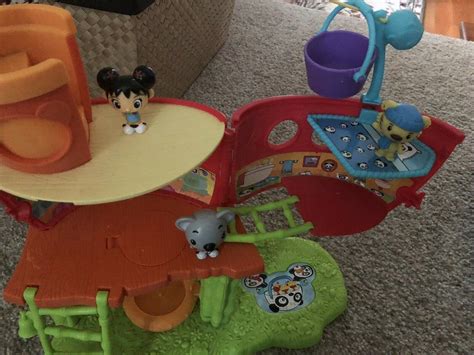 Ni Hao Kai Lan Tolees Treehouse Playset ~ Includes 4 Figures