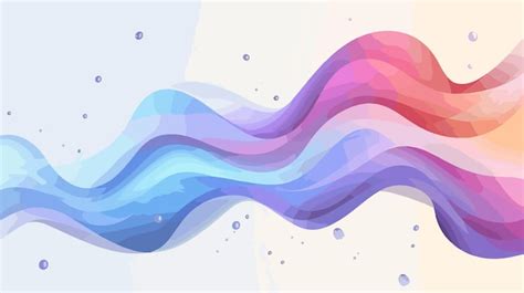 Elegant Flowing Color Curve Shape With Soft Gradient Vector Premium